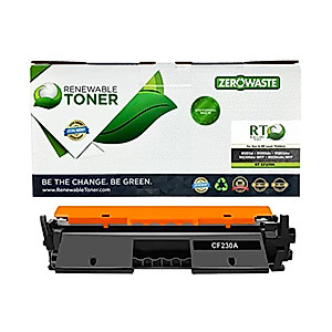 Renewable Toner Compatible Universal MICR Toner Cartridge Replacement for HP 30A CF230A Laser Printers M203 M227