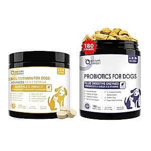 Dog Vitamins, Probiotics for Dogs 180 Bites