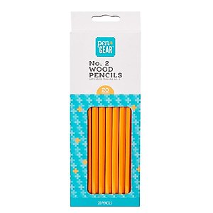 Pen + Gear No. 2 Wood Pencils, 20 Count