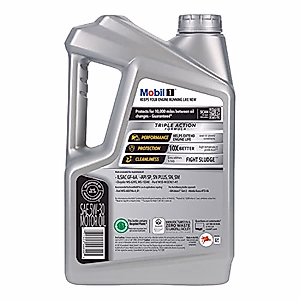 Mobil 1 Advanced Full Synthetic Motor Oil 5W-30, 5 Quart