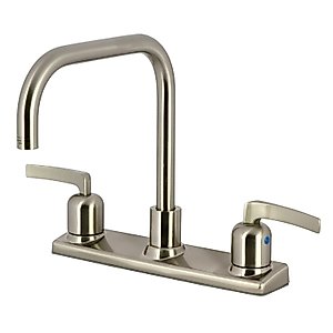 Kingston Brass FB2148EFL Centurion 8" Centerset Kitchen Faucet, Brushed Nickel