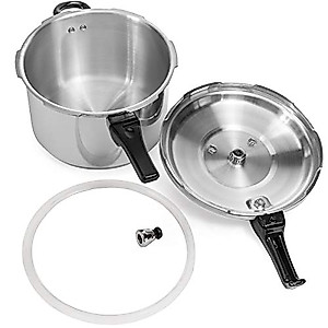 Barton 8Qt Pressure Canner w/Release Valve Aluminum Canning Cooker Pot Stove Top Instant Fast Cooking