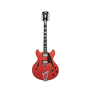 D'Angelico 6 String Semi-Hollow-Body Electric Guitar, Right (DAPDCFRCTCB)