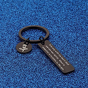 WUSUANED Book Quote Keychain With Heart Can See Rightly The Essential Is Invisible To The Eye Gift For Book Fans Lovers