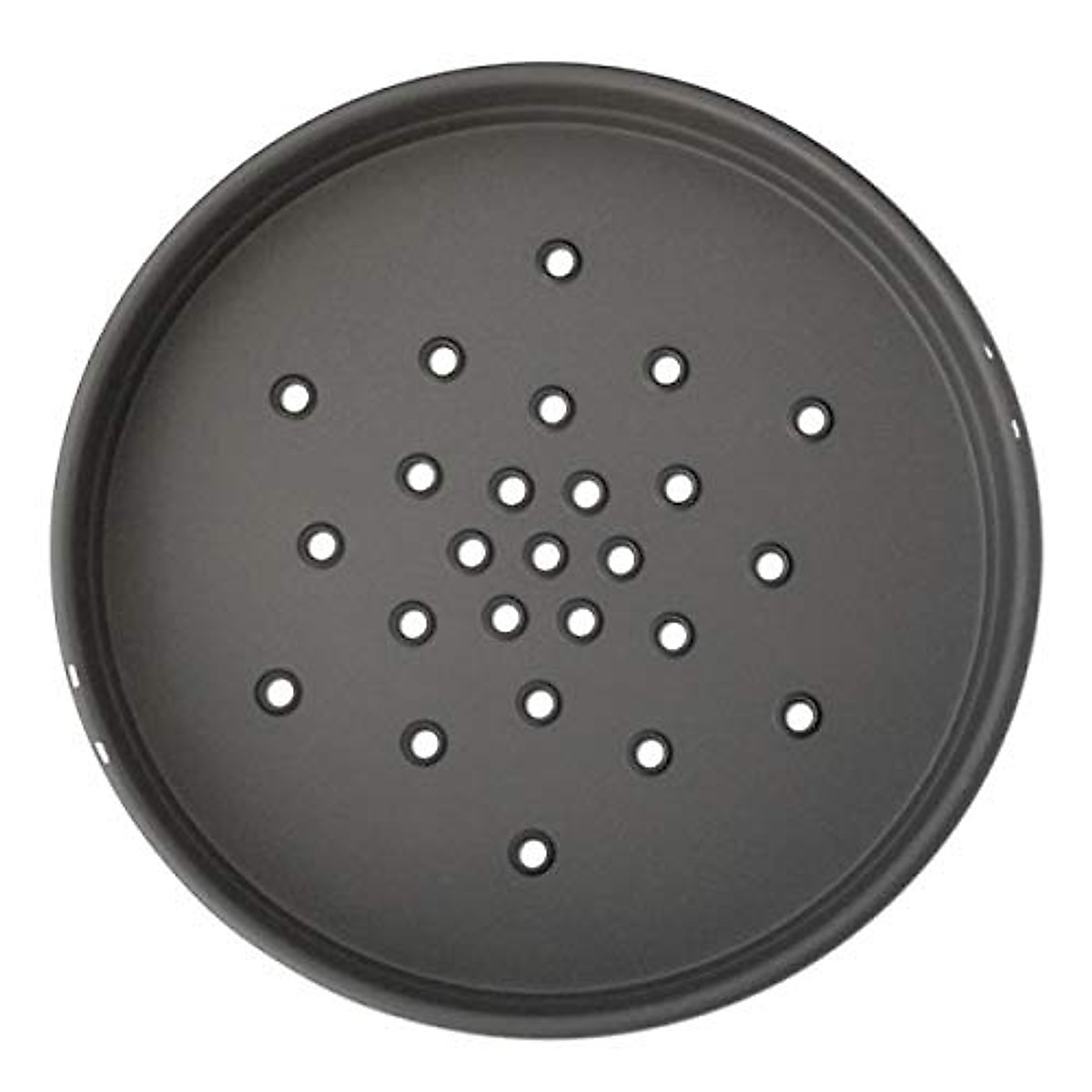 LloydPans Kitchenware 14" Perforated Hard-Anodized Deep dish Pizza Pan Made in USA