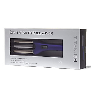 Ion Titanium Triple Barrel Waver