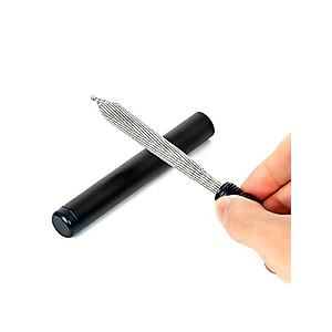 GOLDENCLUB GORDON Aluminum Metal Tube Conetainer | Fits King or 1-1/4 Size Cones, Airtight, Waterproof, Lightweight, Pocket Size (Black & Silver)