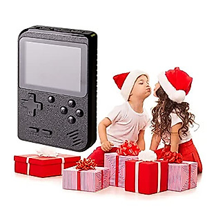 Retro Mini Game Machine,Handheld Game Console with 400 Classical FC Games 2.8-Inch Color Screen Support for TV Output , Gift Birthday for Kids, Adults(GameBlack-400)