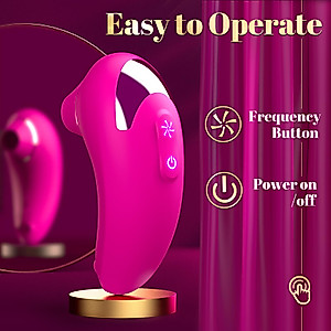 Gasevimo Vibrator Adult Sex Toys for Women - Upgraded Sex Toys Sucking Vibrators Adult Toys, 9 Sucking & Vibrating Rose Sex Toy Nipples Clitoral Stimulator Adult Toy for Female Adults Couples
