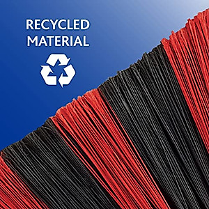 O-Cedar One Sweep Broom with Step-On Dustpan | Remove 99% with One Sweep | Lightweight Quiet Cleaning Tool | Ideal for Pet Owners