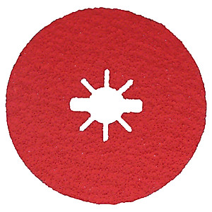 Bosch Professional 1x Fibre Sanding Disc R780 Best for Metal and Inox (X-LOCK, Ø 125 mm, Grit 60, Accessories for Angle Grinders)