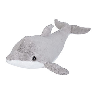 Wild Republic Dolphin plush, Stuffed Animal, Plush Toy, Gifts for Kids, Sea Critters 11 inches