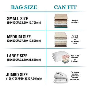 Vacuum Storage Bags with Electric Pump, 10 Jumbo Space Saver Bags Vacuum Seal Bags with Pump, Space Bags, Vacuum Sealer Bags for Clothes, Comforters, Blankets, Bedding