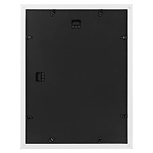 Frametory 12x16 Picture Frame, Display Pictures 8.5x11 with Mat or 12x16 without Mat, for Poster Print Diamond Painting Wall Frame - Wide Molding (12x16, White)