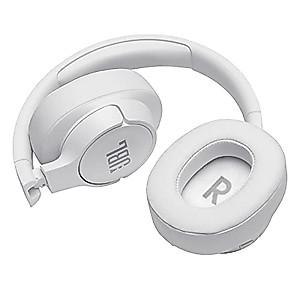 JBL Tune 760NC - Lightweight, Foldable Over-Ear Wireless Headphones with Active Noise Cancellation - White