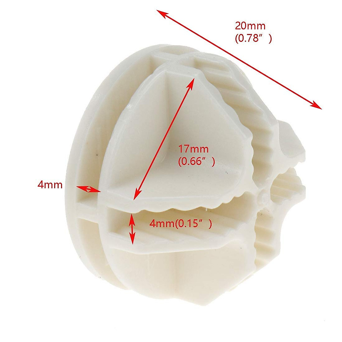 Quluxe 50 Pcs Wire Grid Cube Plastic Connectors for Modular Closet Storage Organizer and Wire Grid Cube Storage Shelving- White