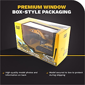 1:64 Caterpillar 385C L Hydraulic Excavator - Construction Metal Series by Diecast Masters - 85694 - Play & Collect - Functioning Boom, Arm, and Bucket - Made of Diecast Metal with Some Plastic Parts