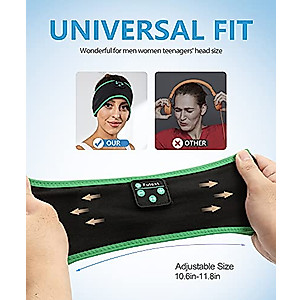 Lavince Sleep Headphones, Bluetooth Sleeping Headphones Headband Soft Elastic Comfortable Bluetooth Headband,Cool Tech Gadgets Sleeping Christmas Valentine's Day Birthday Gifts for Women&Man