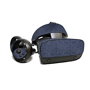 MightySkins Skin for Oculus Rift S - Charcoal Lattice | Protective, Durable, and Unique Vinyl Decal wrap Cover | Easy to Apply, Remove, and Change Styles | Made in The USA