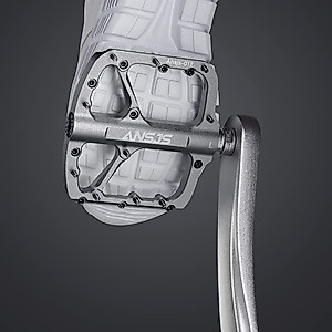 ANSJS Mountain Bike Pedals MTB Pedals Bicycle Flat Pedals Aluminum 9/16" Sealed Bearing Lightweight Platform for Road Mountain BMX MTB Bike…