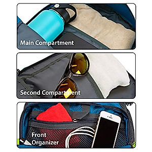 Rockland Packable Stowaway Backpack, Blue, Large