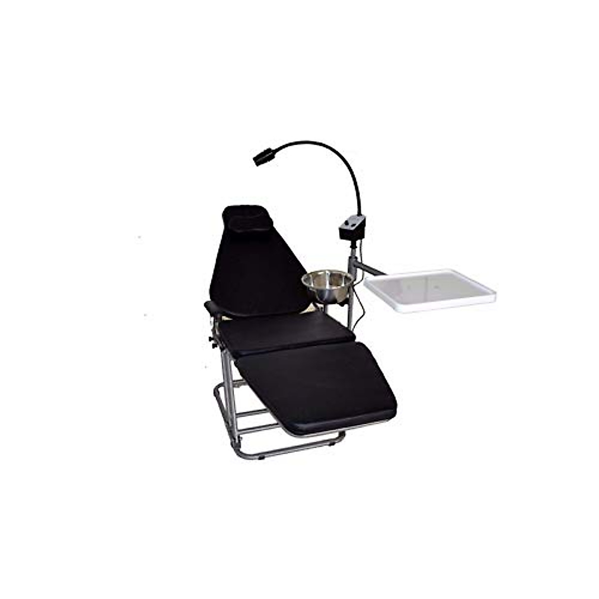 Dental Power Portable Foldable Dental Chair &Operating LED Lamp & Nylon Bags& Doctor's Chairs(Saddle Horse Chair+Square Chair)