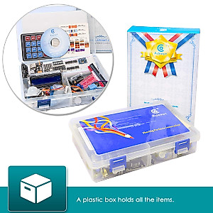 Gewbot New Ultimate Starter Learning Kit for Raspberry Pi 3 2 Model B/B+ Python ADXL345 GPIO Cable DC Motor, Raspberry Pi Starter Kit with PDF Guidebook
