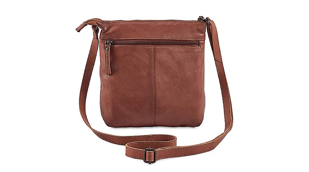 Cochoa Women's Leather Crossbody Bag - Stylish & Organized Travel Bag