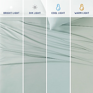 Degrees of Comfort Coolmax Cooling Sheets Set for Twin Size Bed, Moisture Wicking for Night Sweats Best Comfort, Cool Sheets for Hot Sleepers During Warm Weather with Deep Pocket, Mint-3PC