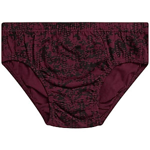 Van Heusen Men's Underwear - Low Rise Briefs with Contour Pouch (10 Pack), Size Large, Black/Grey/Maroon Print/Charcoal