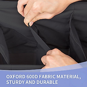 FENTEC 2 Pack Over the Door Shoe Organizers, Hanging Shoe Organizers with Large Pocket Shoe Holder Hanging Shoe Rack for Closet Shoe Organizer for Wall, Over Door Organizer with 30 Pockets, Black