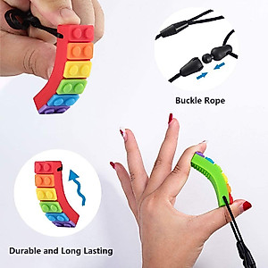 Chew Necklaces for Sensory Kids,5 Packs Sensory Chew Necklaces,Autism Chewy Necklace Sensory for Boys Girls Adults with ADHD,Biting Needs,Oral Motor Chewy Stick