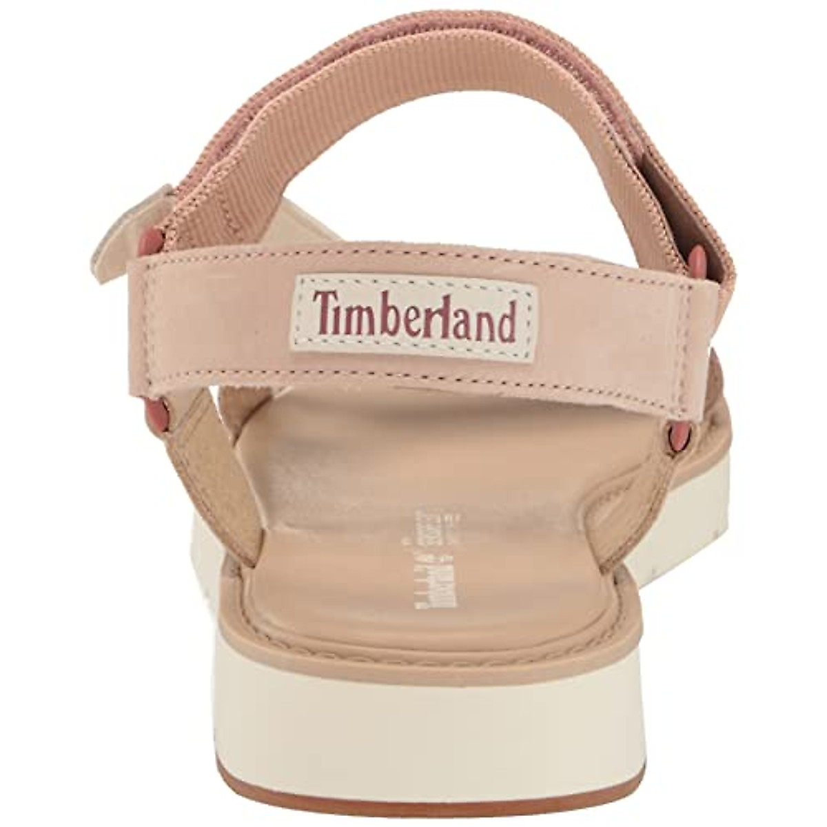Timberland Women's Bailey Park F/L Strap Sandal, Light Beige Nubuck, 8.5
