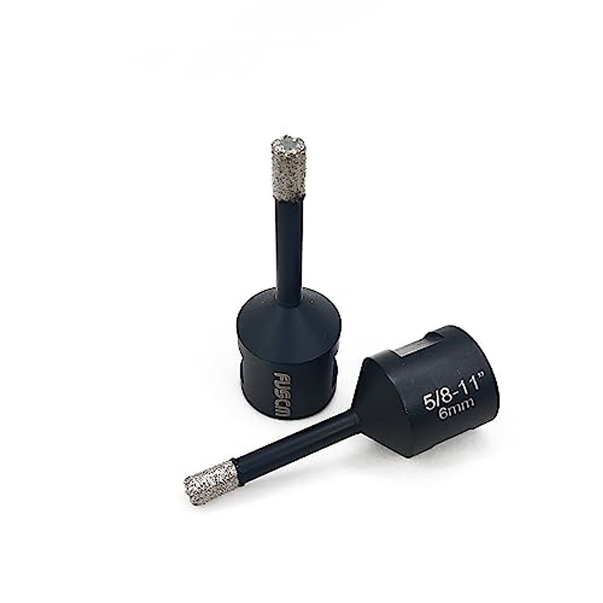 FVSCM Diamond Core Drill Bits 2PCS 1/4 Inch for Porcelain Ceramic Tile Marble Brick Vacuum Brazed Hole saw 6mm