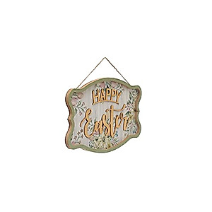 Ashland Michaels Happy Easter Floral Wall Sign