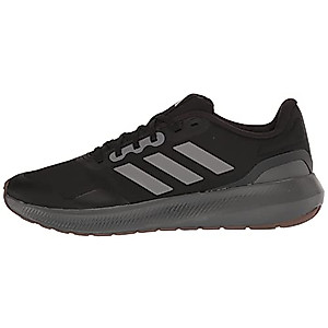 adidas Men's Runfalcon 3.0 Running Shoe, Black/Grey/Carbon, 9.5