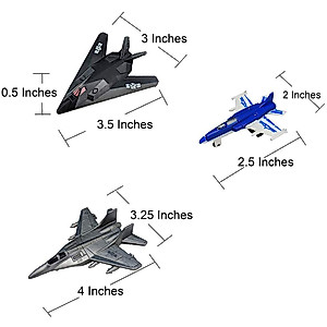 Toy Aircraft Carrier Ship with Warplanes and Submarine Combo, Includes 18 Fighter Jets Torpedo