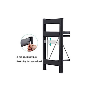 Kitchen Storage Rack Single Layer Retractable Kitchen Microwave Oven Shelf Desktop Countertop Rice Cooker Oven Storage Rack for a Wide Range of Countertop Storage Storage Shelves ( Size : L62CMxW38CMx