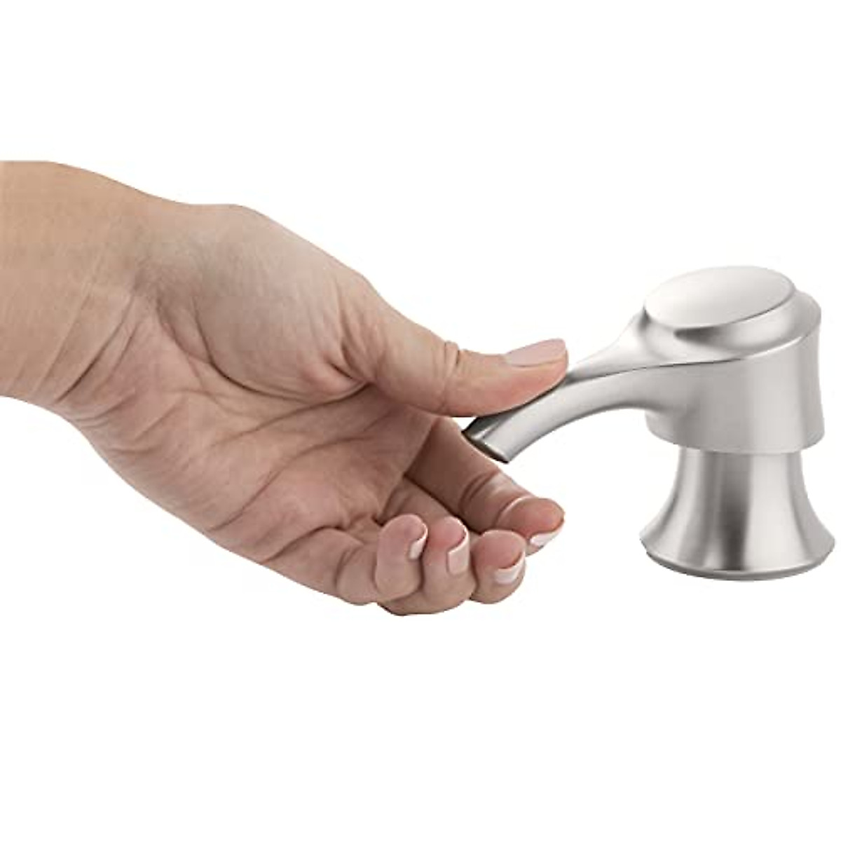 Pfister Antrom Kitchen Faucet with Pull Down Sprayer and Soap Dispenser, Single Handle, High Arc, Spot Defense Stainless Steel Finish, F5297AOGS