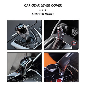 Huaione Car Gear Shift Knob Cover, Funny Shift Knob Hoodie Cover, Fashionable Sweater Design Gear Stick Cover Car Interior Decor Accessories for Women and Man (Black)