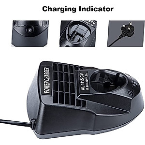 Powilling BC330 12-Volt Replacement Battery Charger for Bosch12-Volt Lithium-Ion Batteries