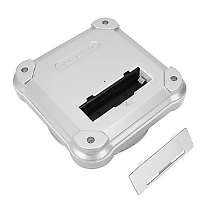 YUYTE Solar Powered Rotating Display Stand, Tray Base Jewelry Turntable Display Stand with LED Light for Jewelry Spinner Watch Hobby Collection Shelf [#2]