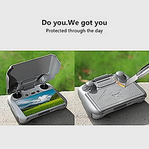 Mini 3 Pro Sun Hood 2-Level Sunshade for DJI Mini 3 Pro RC Remote Controller Full Screen Protection Accessories