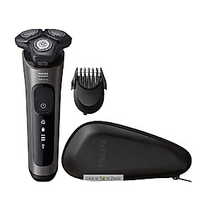 Philips Norelco Shaver 6600 with SenseIQ Technology, Series 6000.SkinProtect Blades, 360° Contour Heads and Smart Hair Sensor