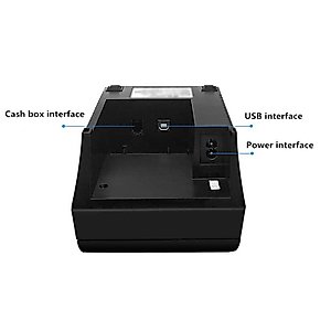 SLNFXC 58mm Payment Bill Cash Drawer Mobile APP POS System Wireless Bluetooth Thermal Receipt Printer for Windows Android iOS