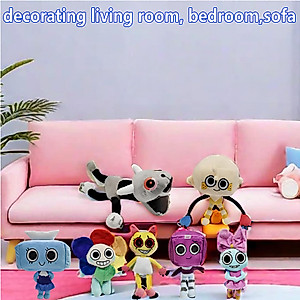 Dandy's World Plush Toys, 9.8 Inches Cute Dandy's World Figure Doll, Soft Dandy's World Horror Game Plushies Pillow, Gift for Fans and Boys Girls Birthday Christmas (Dandy's World G)