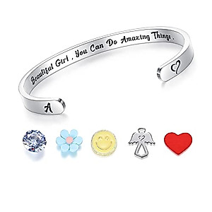 Easter Gifts for Teenage Girls 12 Year Old Bracelets for Teen Idea Confirmation Mothers Day Daughter Mom Granddaughter Small Unique Gifts Women Graduation her Christmas Stocking Stuffers Valentines