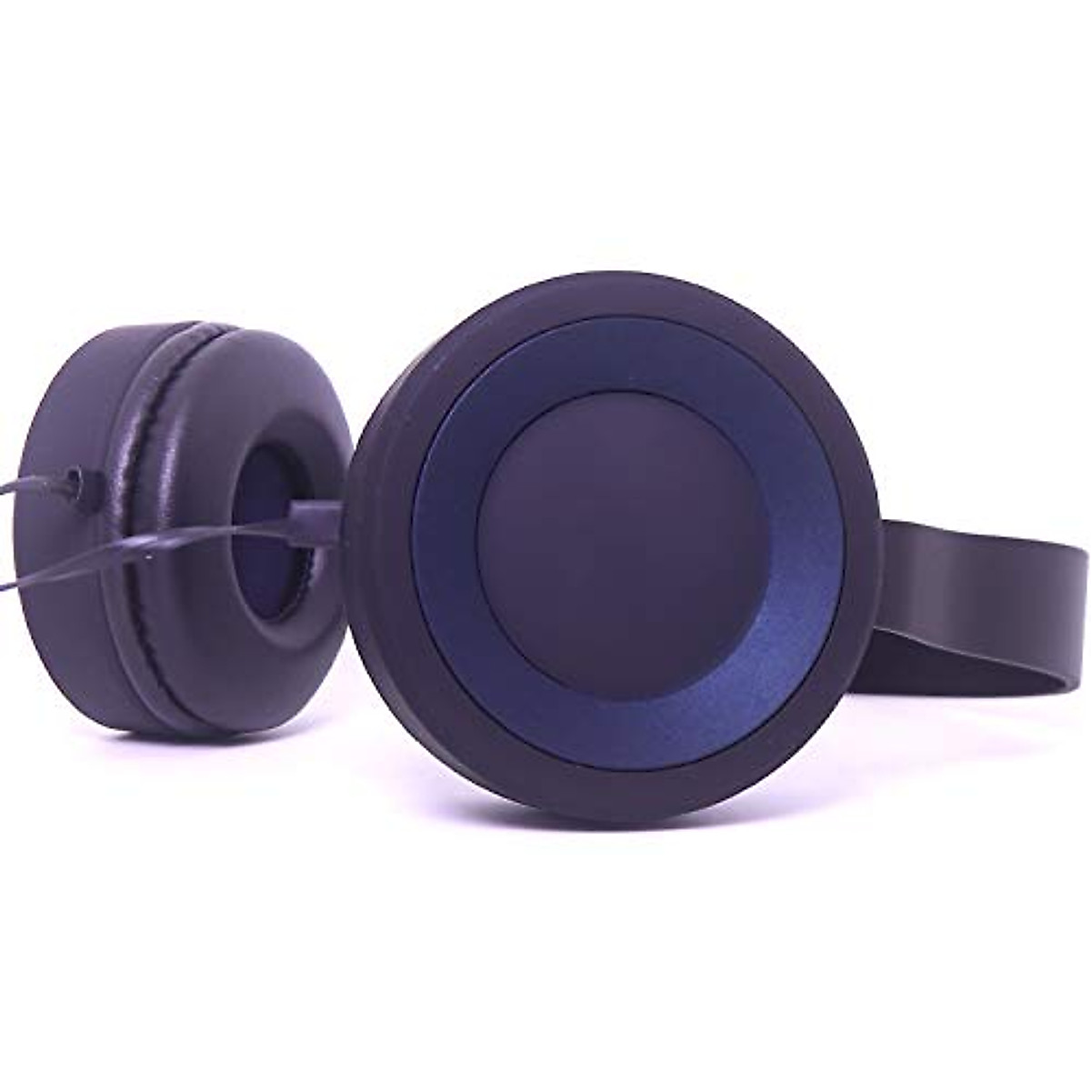 Over-Ear Headphones Wired with Microphone, Leather Earphones, HiFi Deep Bass and Flexible Headbands for iPhone, Android, Tablets and Notebooks (X-Large)