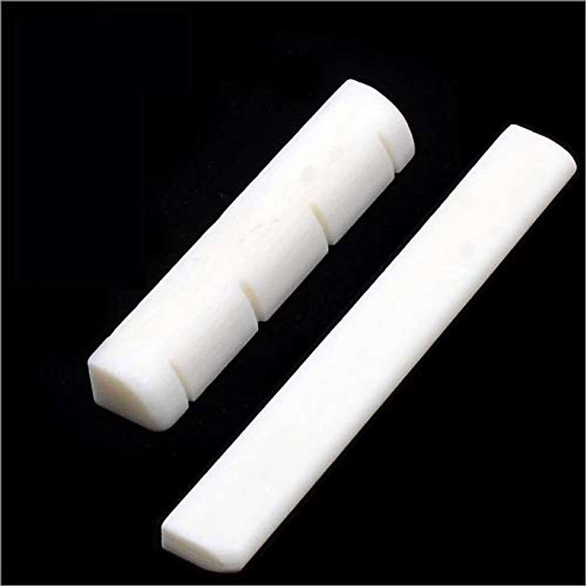 Miwayer Ukulele Real Bone 53mm Bridge Saddle & 35mm Nut for 4 String Ukulele-Regula