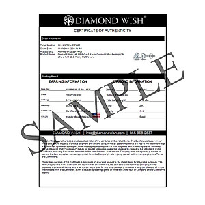 Diamond Wish - 3/4 Carat Lab Grown Diamond Round Stud Earrings for Women in 14k Rose Gold (E-F, VS1-VS2, 0.75 cttw) 4-Prong Setting Screw Back Studs